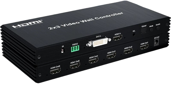 UniQue 2x3 HDMI Video Wall Controller – TechTic